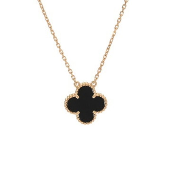 OTHERS | Jewelry | Van Cleef Arpels Vintage Alhambra Onyx Vcara4580 ...